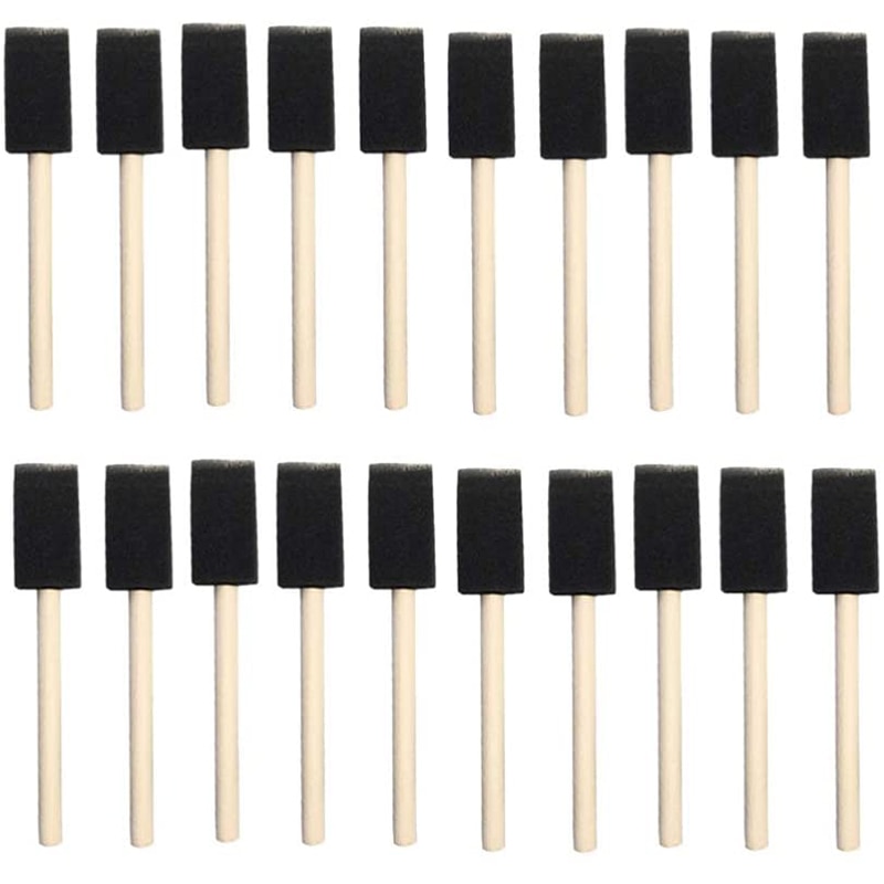 60Pcs Small Foam Paint Brush Sponge Foam Brush Pai... – Vicedeal