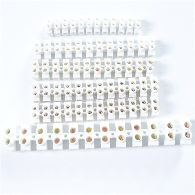 XS-1012 10A Dual Row Wire connector Screw terminal... – Vicedeal