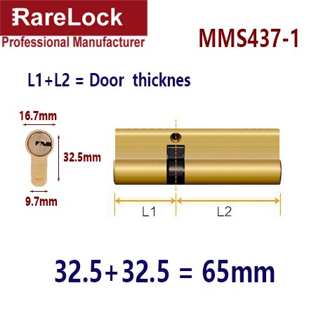 Brass Door Handle Lock Cylinder 7 Keys for Bedroom... – Grandado