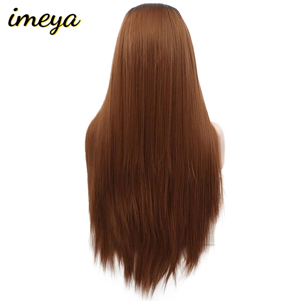 FANXITON Ombre Wigs 24 Inch Silky Straight Wig Hea... – Grandado