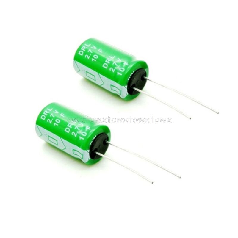 2 Stks/set Super Condensator 2.7V10F 12.5X20 Mm Ho... – Vicedeal