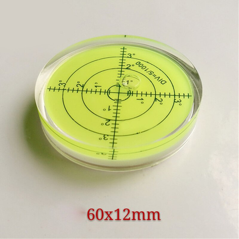 60*12mm Circular Bubble Level Spirit level Round B... – Grandado