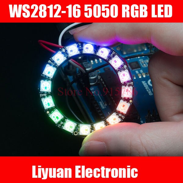 3pcs WS2812-16 intelligent RGB LED circular board ... – Vicedeal