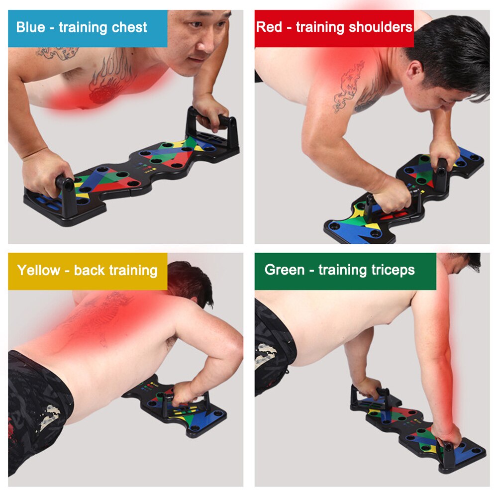 Multi-function Push Up Board Rack Gym Workout Abdo... – Vicedeal