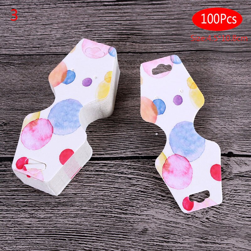 100 Stuks Kleurrijke Afdrukken Papier Kaarten Sier... – Grandado