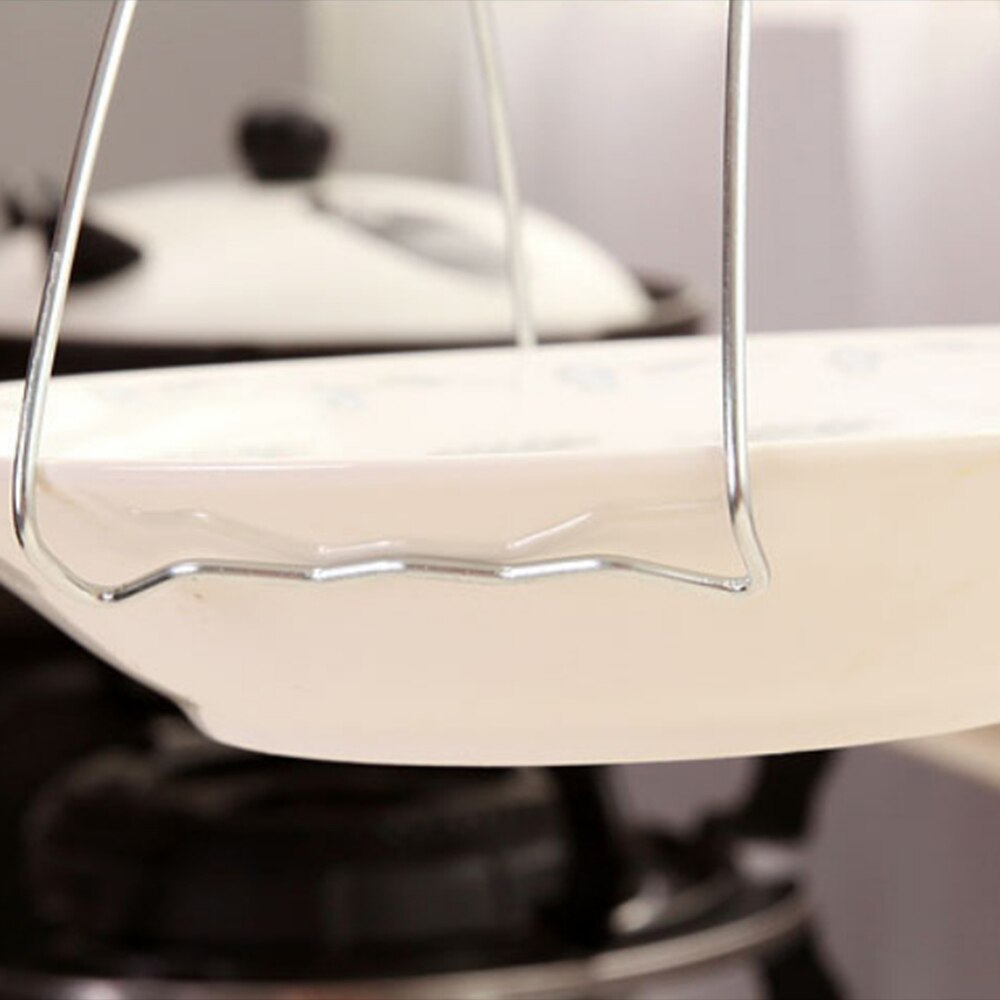 Stainless Steel Foldable Dish Plate Bowl Clip Heat... – Grandado