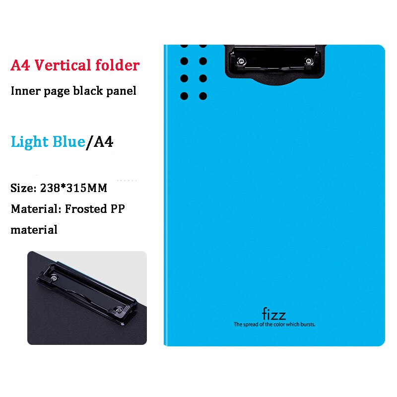Fizz Horizontal A4 Folder 6 colors Matte Texture F... – Grandado