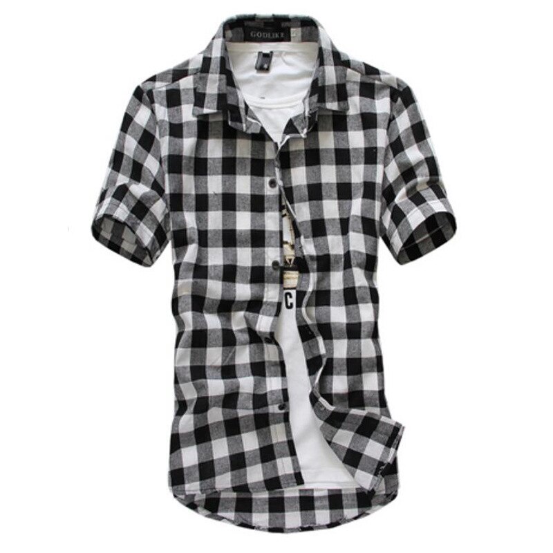 Camicie da uomo 2021 camicia a quadri New Summer F... – Vicedeal