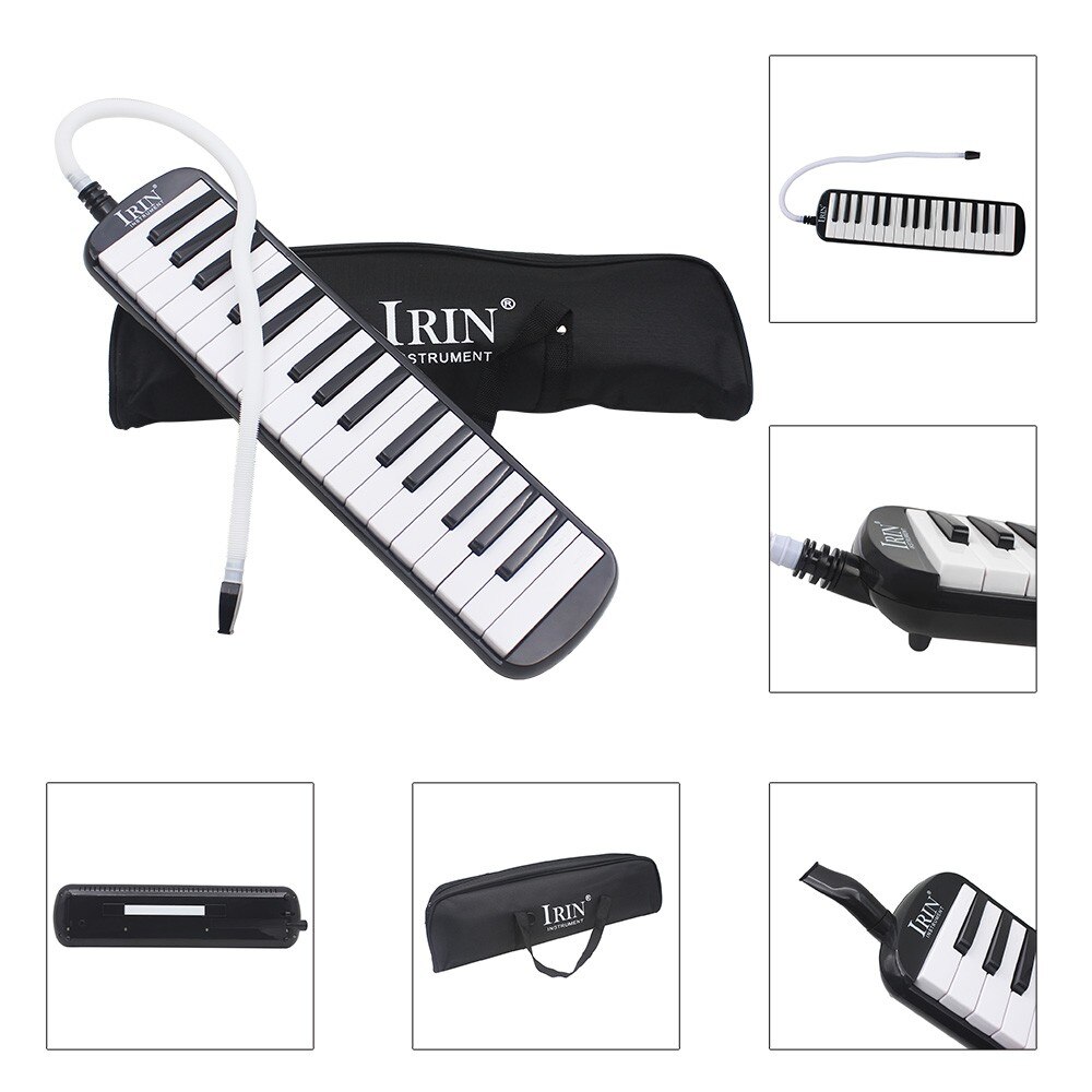 RU 32 Key Piano Style Melodica Harmonica Black Mus... – Vicedeal