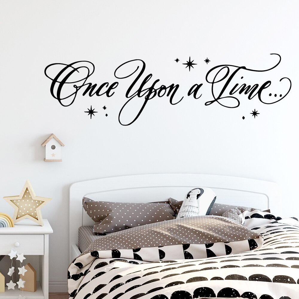 once upon a time Wall Sticker Removable Self Adhes... – Grandado