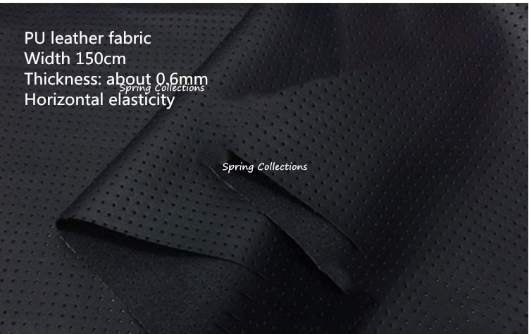 150*100cm Weiche Navy PU leder perforierte plaid s... – Vicedeal