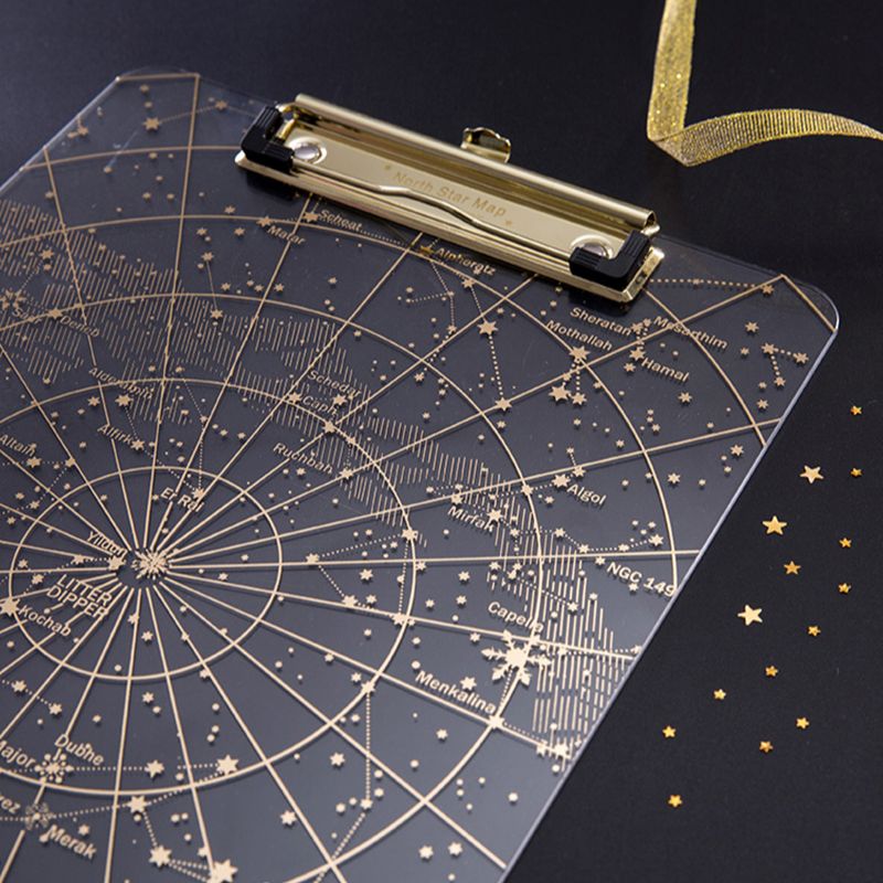 Big Starry Sky Clipboard Transparent A4 Paper Writ... – Grandado