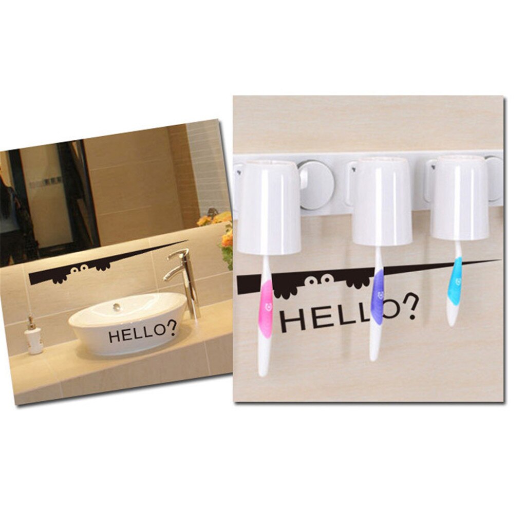 Wc Sticker Hello Creatieve Gluren Wc Stickers Muur... – Grandado