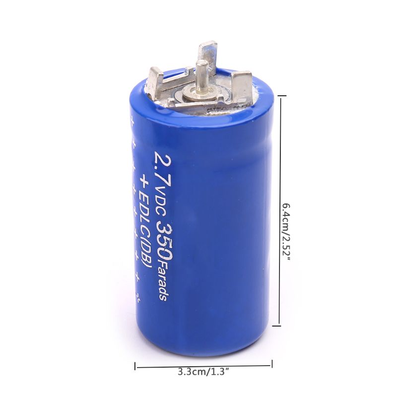 DC 2.7V 350F Super Capacitor Farad Capacitors Volu... – Grandado