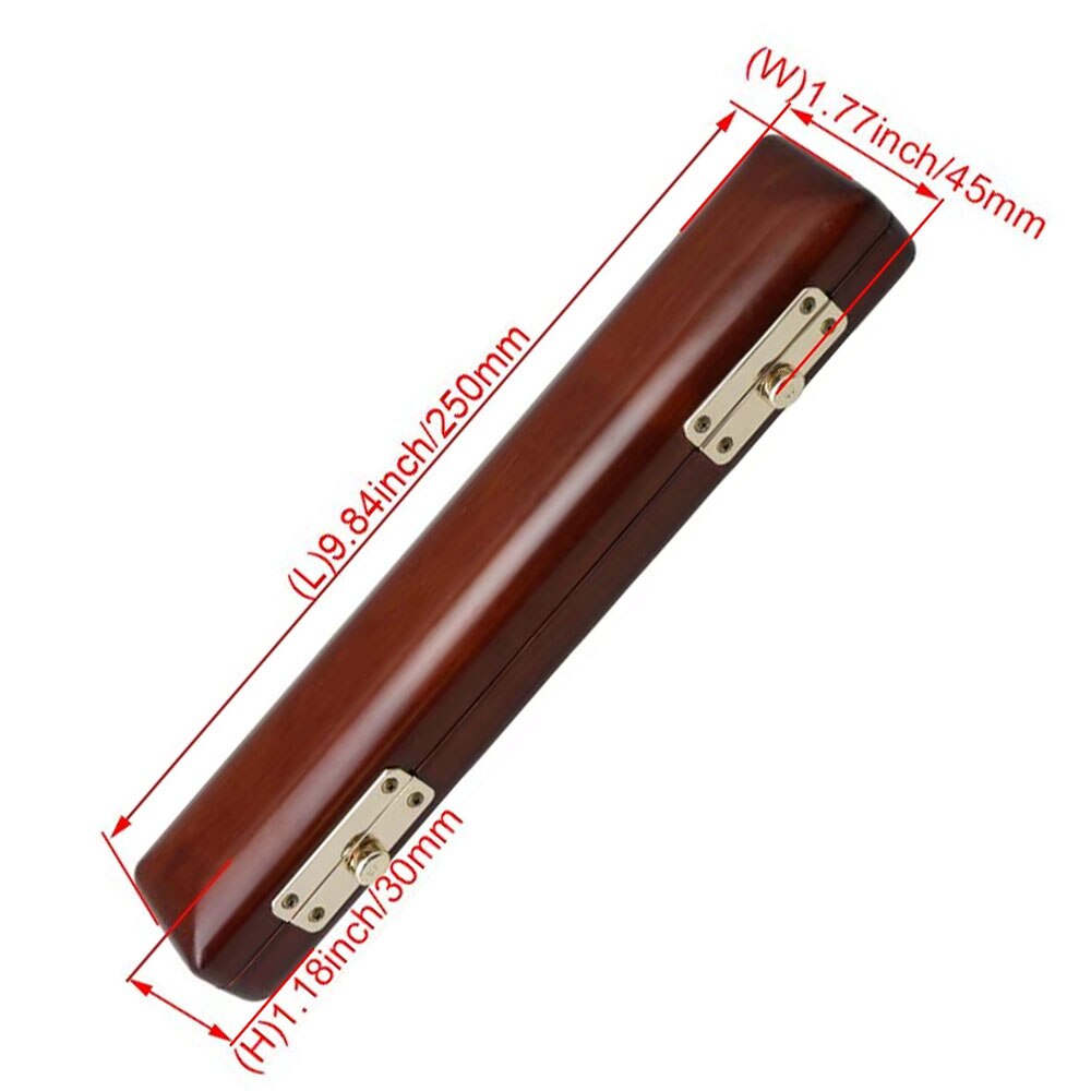 Solide Holz Flöte Mundstück Fall Flöte Kopf Box Fl... – Vicedeal