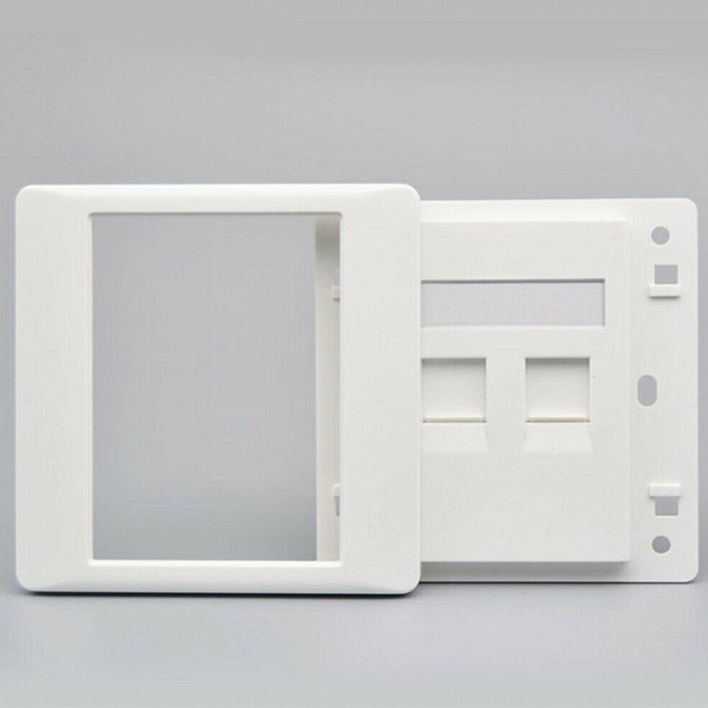 Wall Plate 1/2/4 Port Single Socket Network Wall F... – Grandado