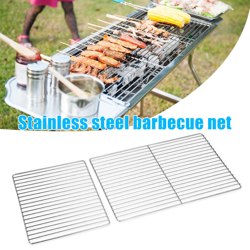 Barbecue BBQ Grill Net Stainless Steel Rack Grid G... – Grandado