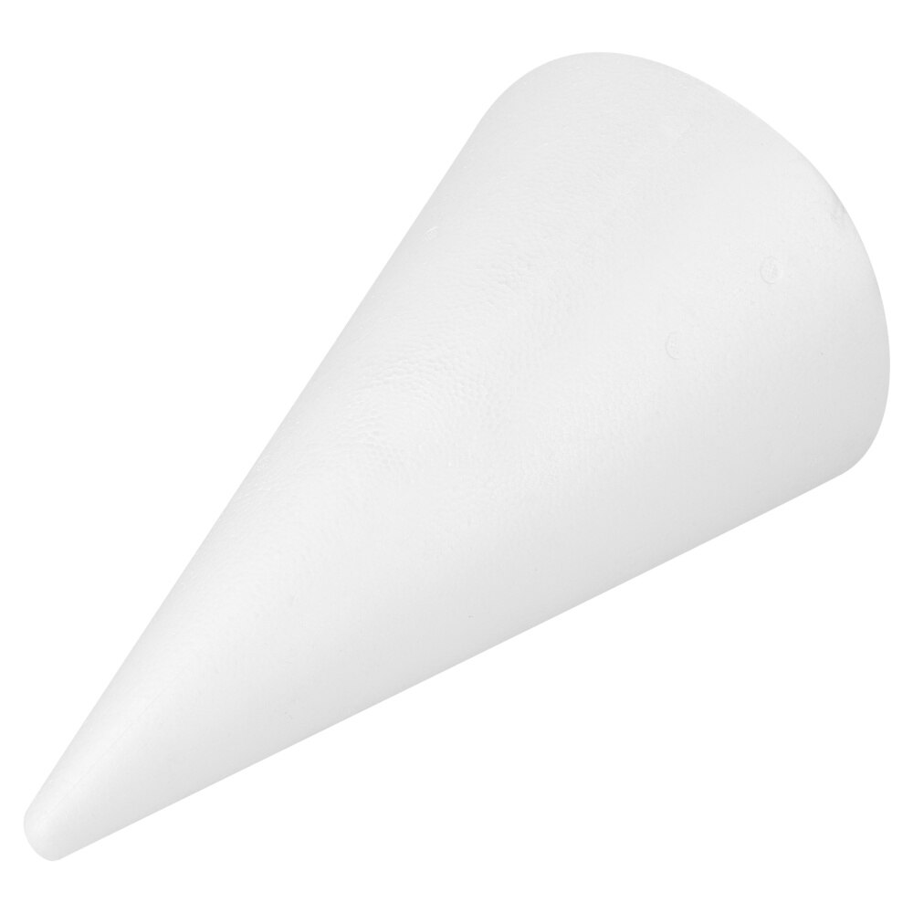 12pcs Handmade White Solid Foam Cone Children DIY ... – Grandado