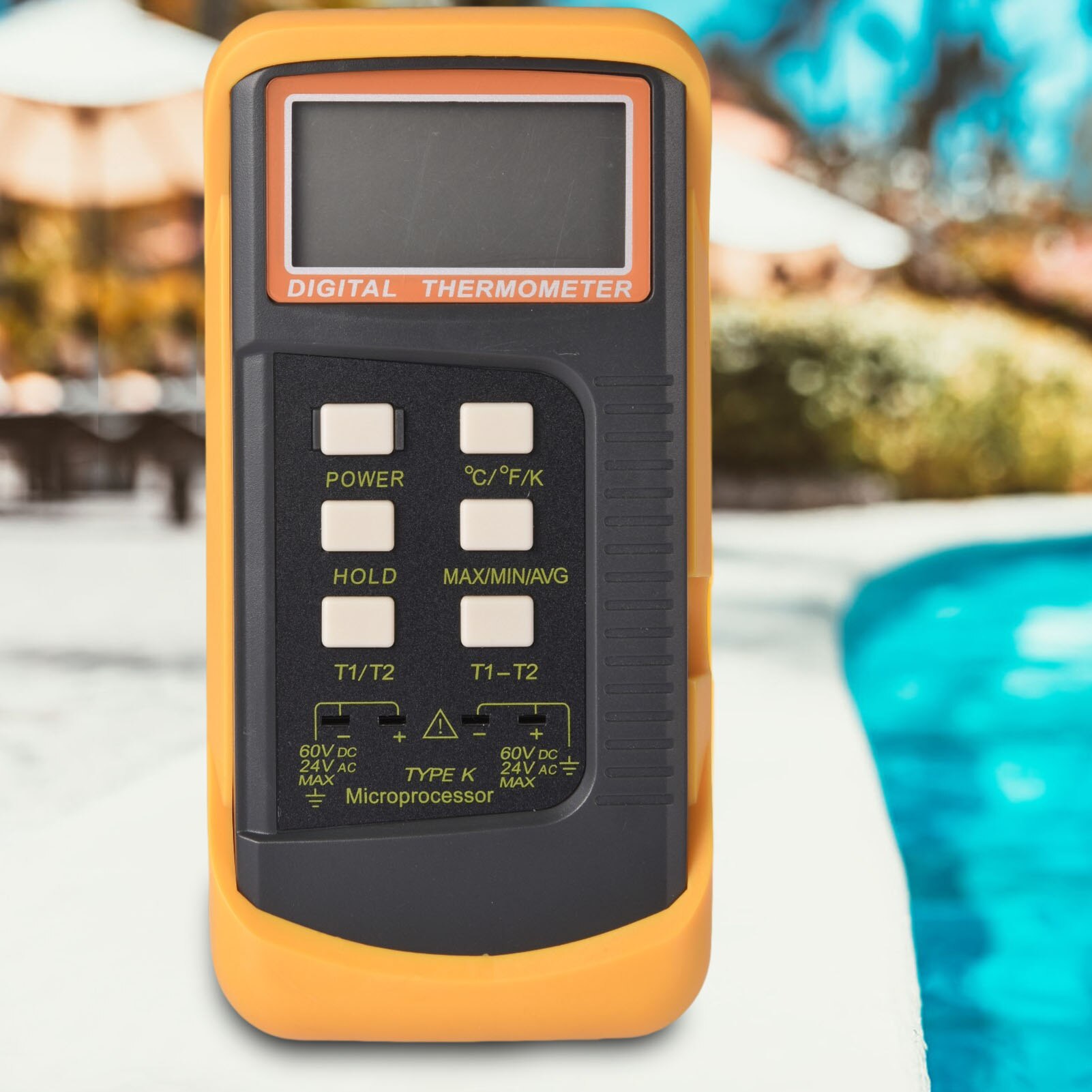 Digital 2 Channels K-Type Thermometer 4 Thermocoup... – Vicedeal