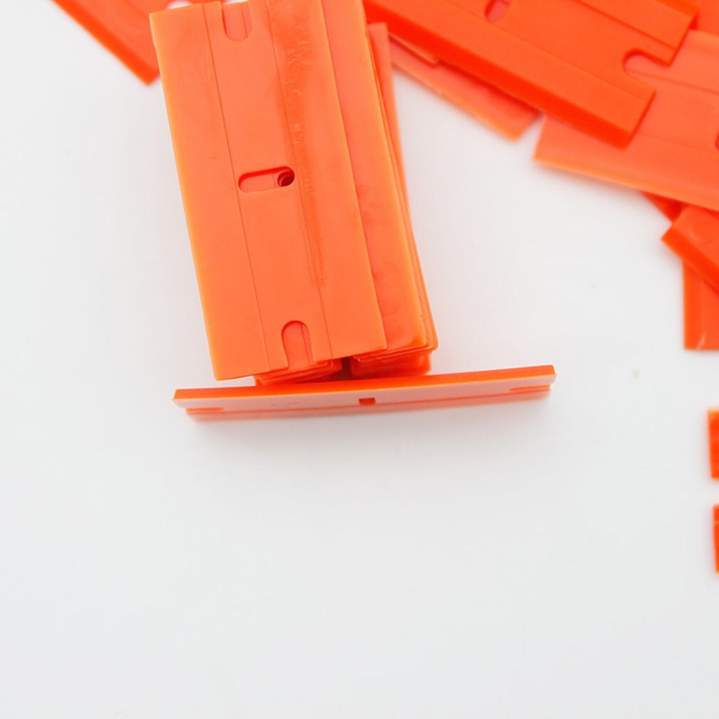 100pcs Double Rimmed Plastic Razor Blade Window Gl... – Grandado