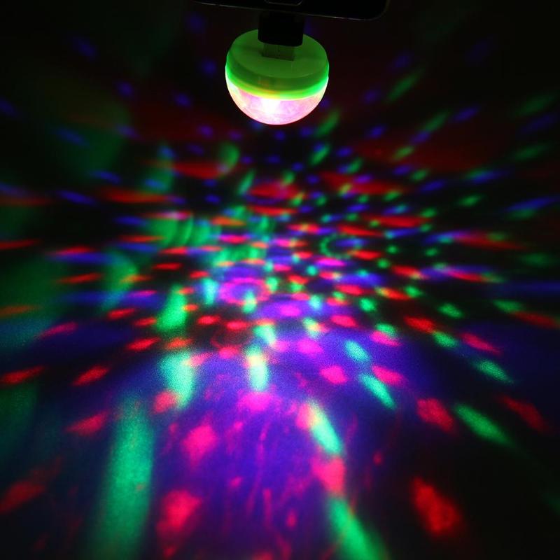 Portable Mini USB LED Disco Ball Party Lights Home... – Grandado
