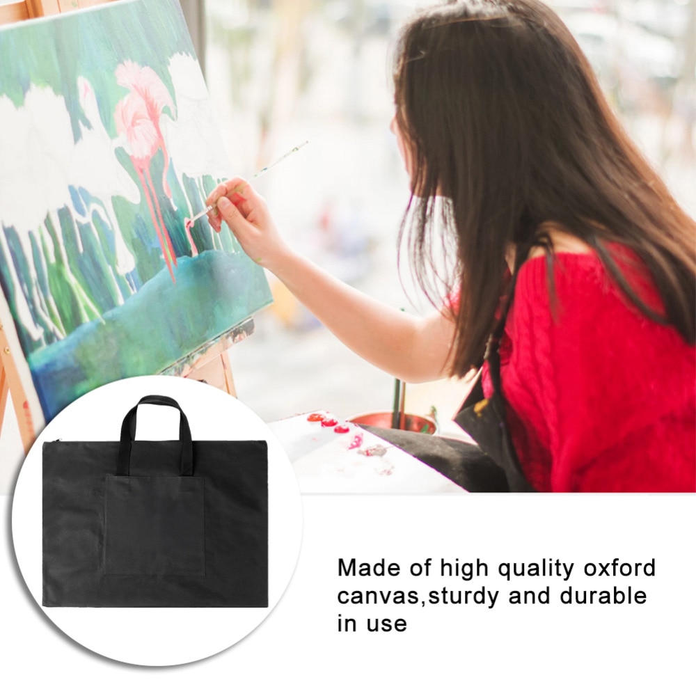 Black Portable Canvas A2 Single Shoulder Drawing S... – Vicedeal
