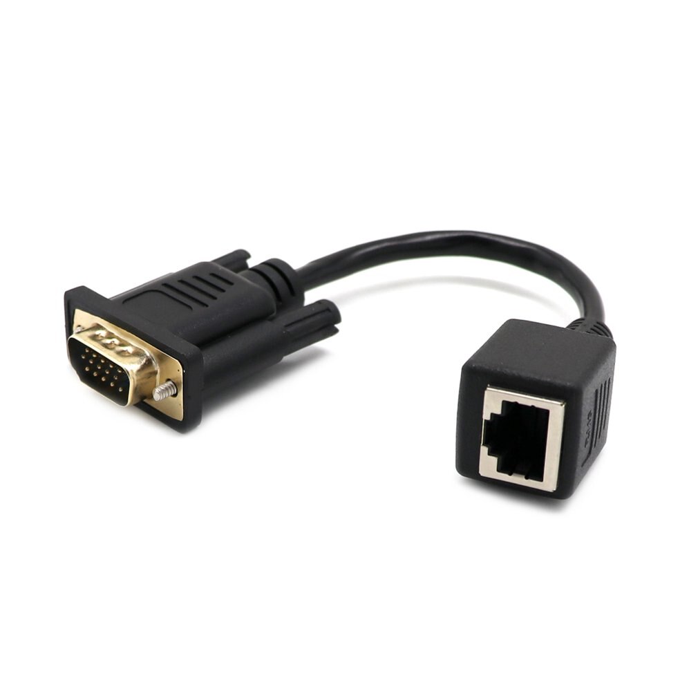 15Cm Vga Naar RJ45 Adapter Vga Extender Lan Cat5 C... – Grandado