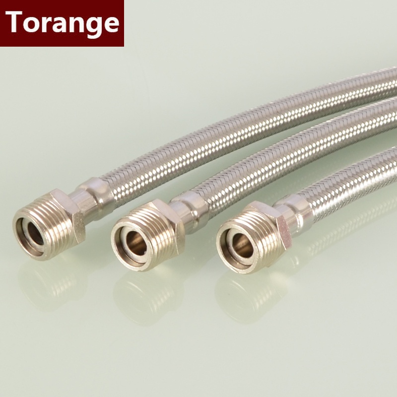 1/2IN 304 stainless steel braided inlet hose fauce... – Grandado