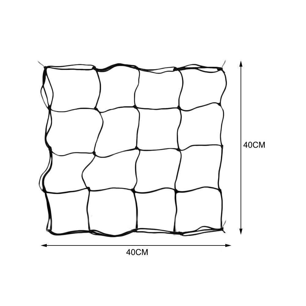 40*40cm Black Elastic Rubber Growing Net Plant Sup... – Vicedeal