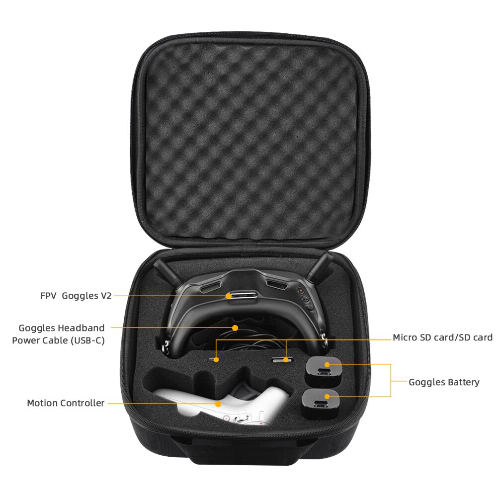 for FPV Combo Goggles V2 Carrying Case Nylon Bag P... – Grandado