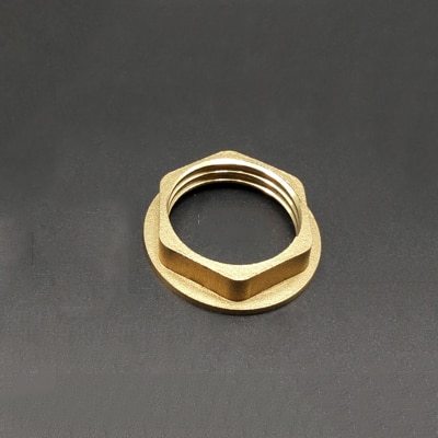 1" BSP Female Thread Brass Hex Lock Flanged Nuts F... – Grandado