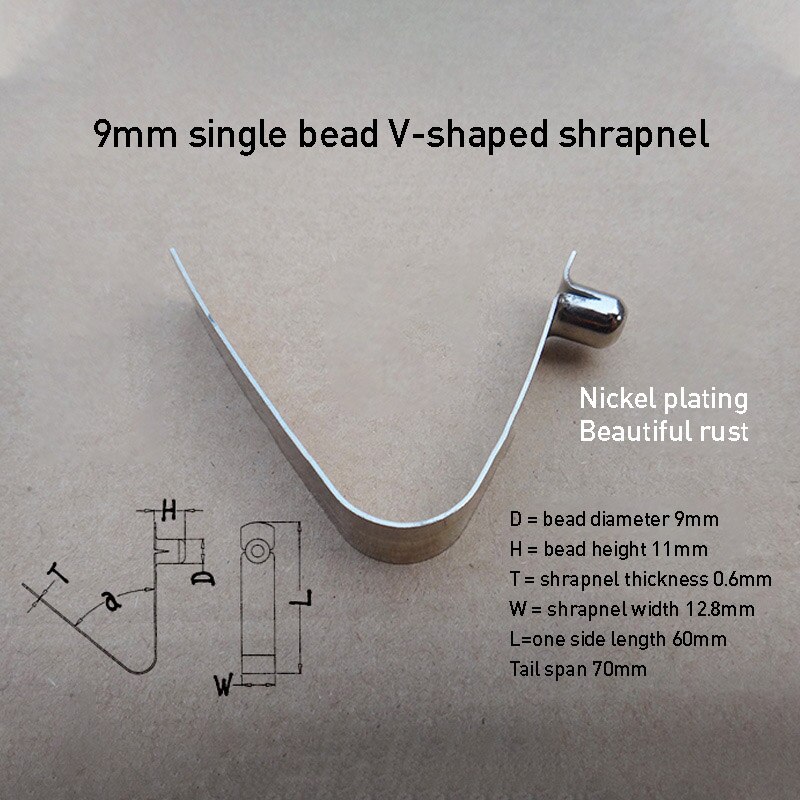 Hardware 4/5/6/7/8/9/10mm Single Warhead V-Shaped ... – Grandado