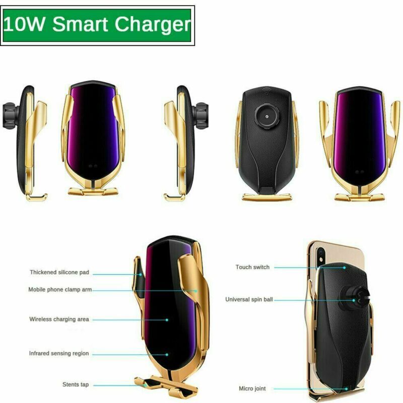2 In 1 10W Qi Fast Charging Wireless Automatic Sen... – Vicedeal