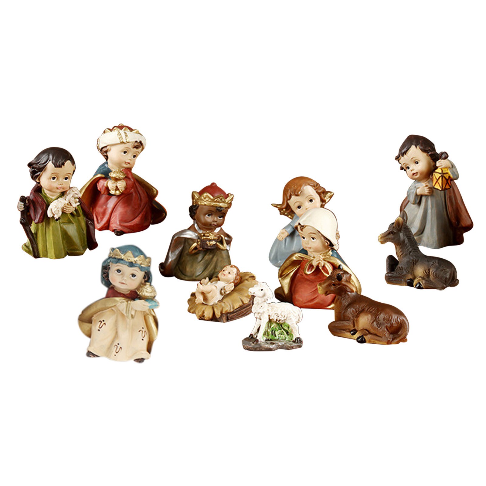 Baby Jesus Ornament Christmas Religious Resin Hand... – Grandado