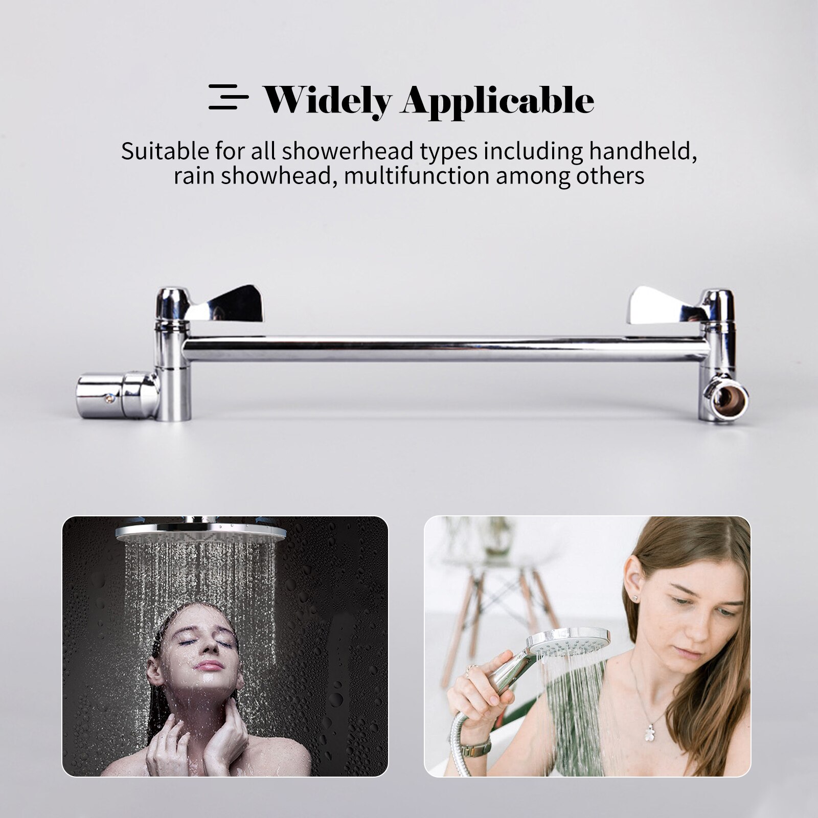Douche Arm Zinklegering Materiaal Verchroomde Badk... – Vicedeal