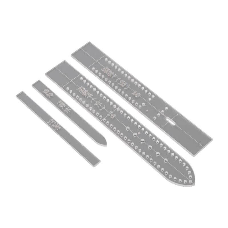 4Pcs/Set Transparent Acrylic Watch Strap Band Sten... – Grandado