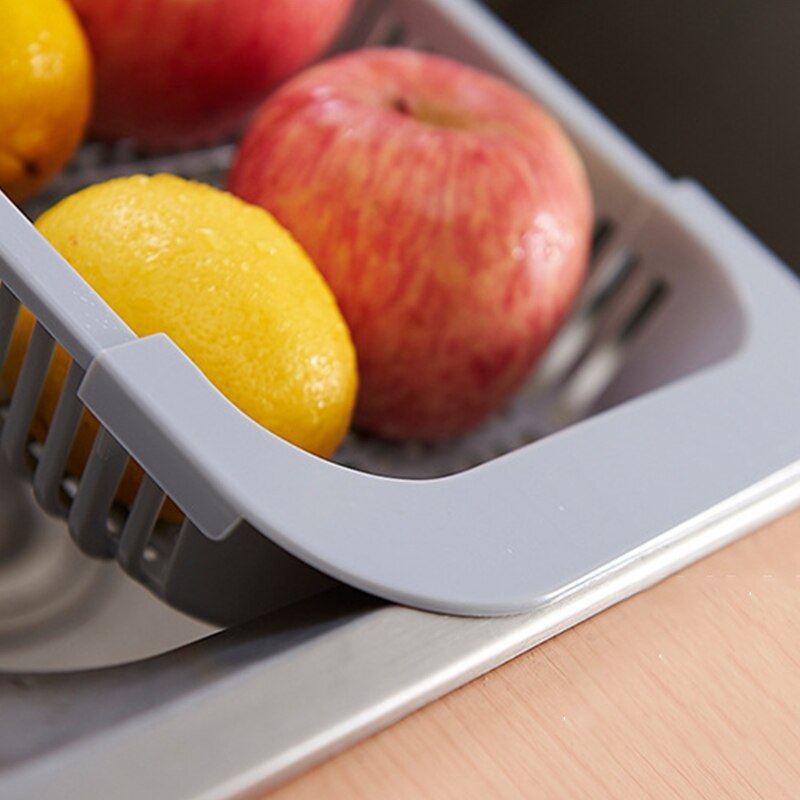 Retractable Kitchen Sink Drain Basket Rectangle Pl... – Grandado