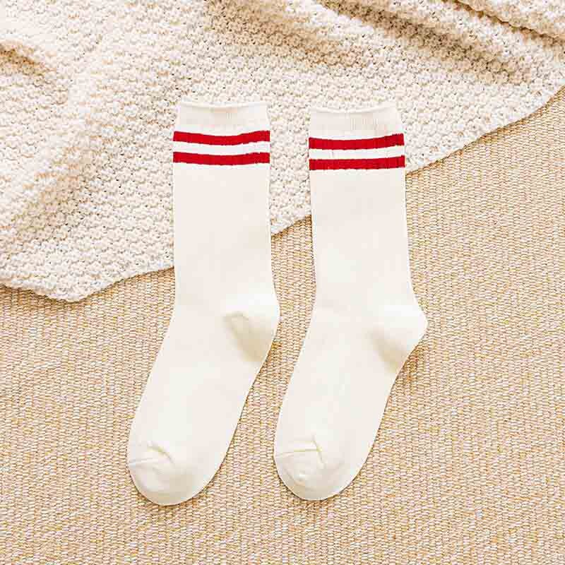 Retro Crew Japanese Harajuku Sox School White Wome... – Vicedeal