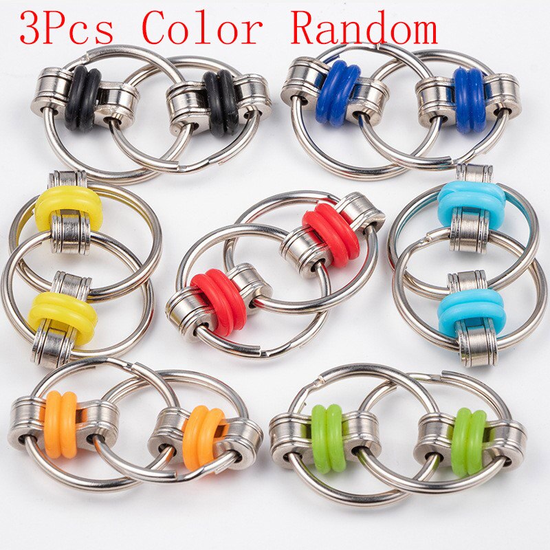 3Piece Bike Chain Fidget Toy Sensory Ring Juguete ... – Grandado