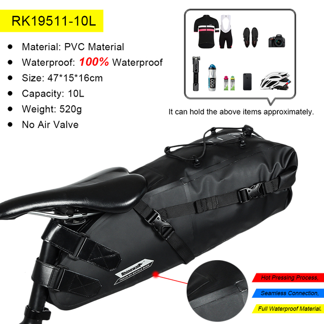 Rhinowalk Bike Saddle Bag Waterproof Reflective La... – Grandado