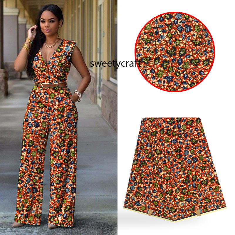 real cloth wax 100% cotton printed floral wax clot... – Vicedeal