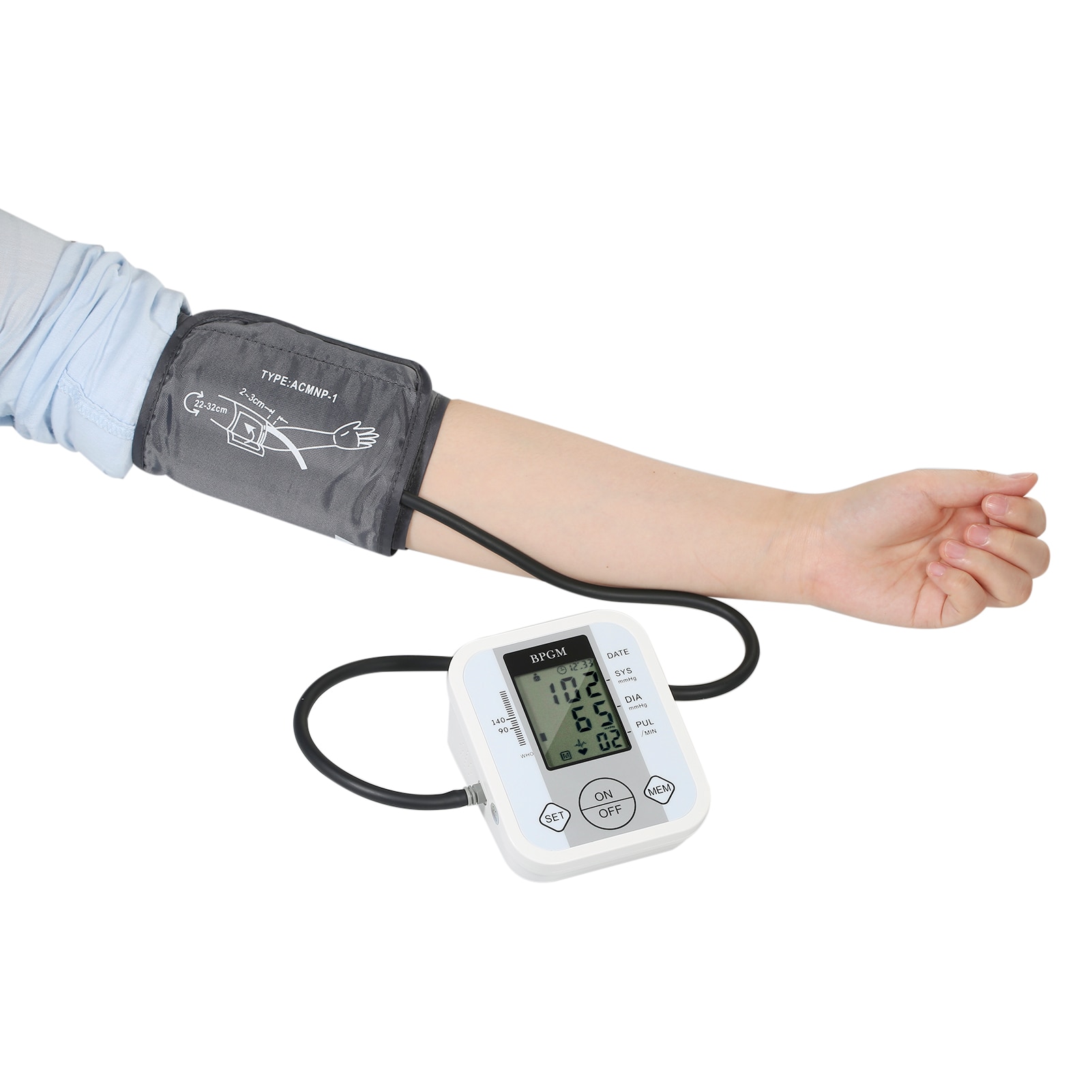 Health Arm Automatic Blood Pressure Monitor BP Sph... – Grandado