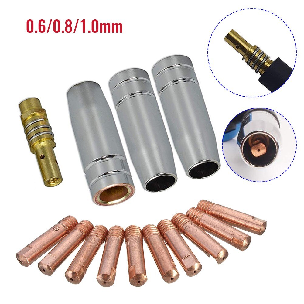 24pcs MB15 MIG 130 Welders Kit Contact Tips 0.6 0.... – Grandado