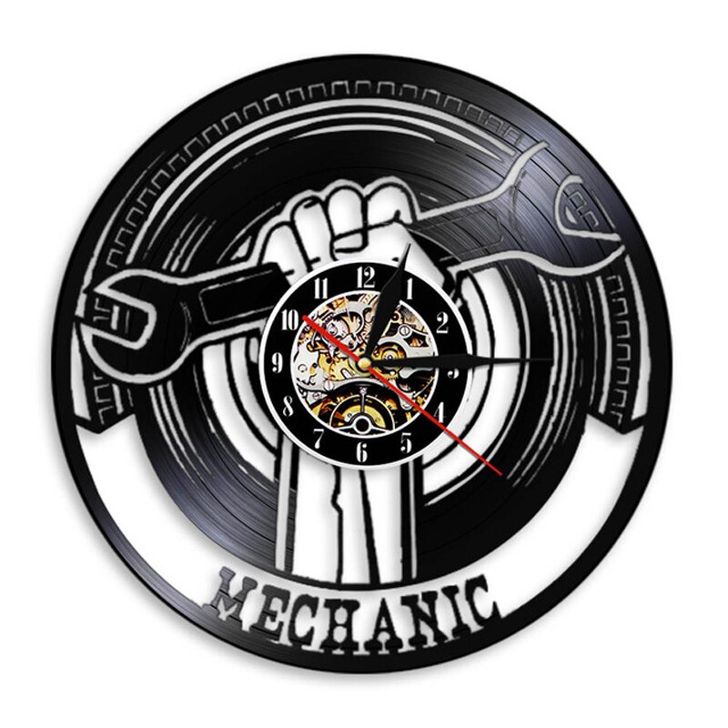 Auto Repair Shop Wall Clock Car Mechanic Service V... – Vicedeal