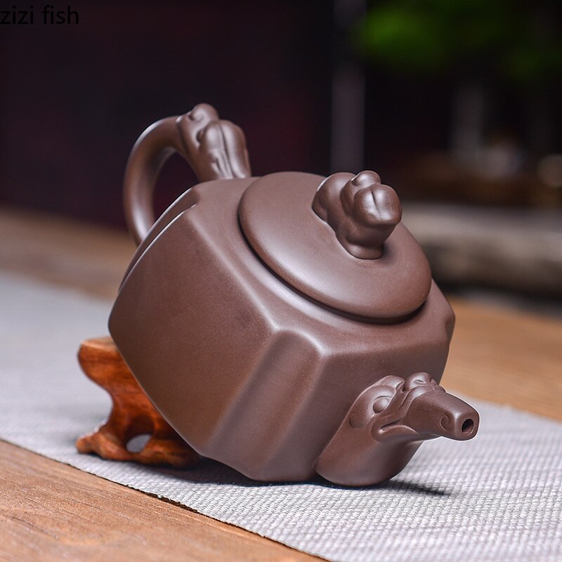 280ml Purple Clay Teapot Raw Ore Old Mud Home Tea ... – Grandado