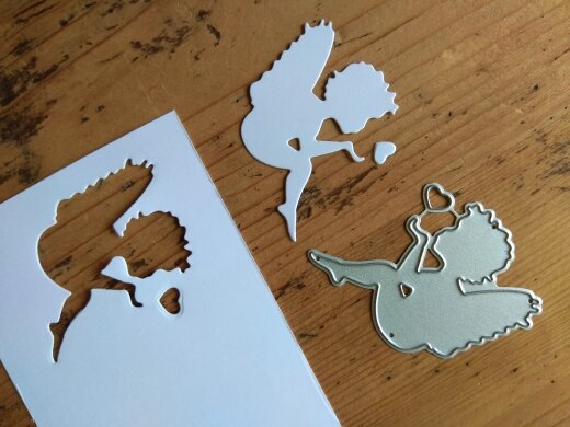Heart Angel Metal Cutting Dies Stencils For DIY Sc... – Grandado