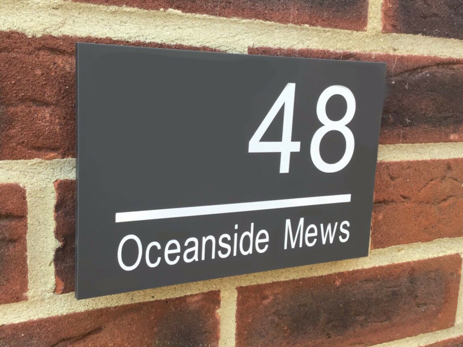 DIY House Number CONTEMPORARY GREY FLOATING HOUSE ... – Grandado