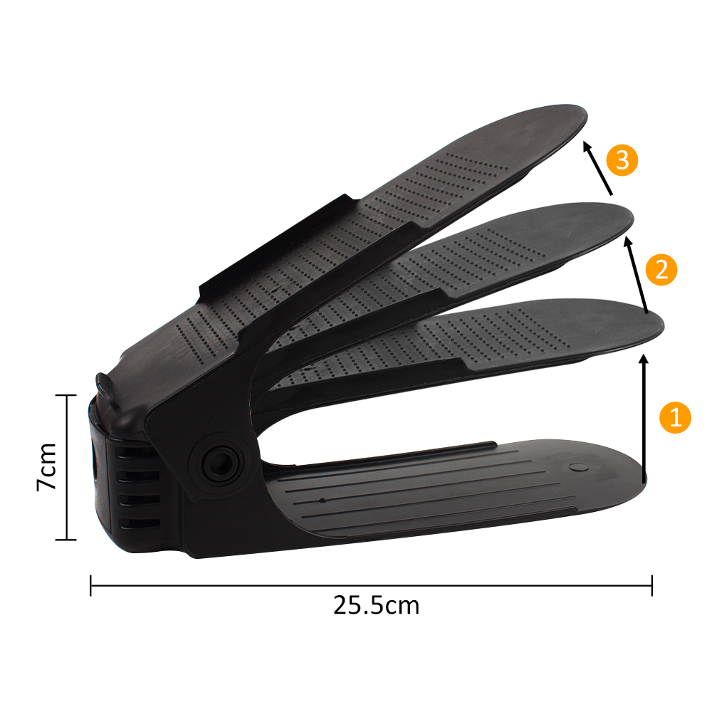 2/4/6pcs Shoe Rack Adjustable Shoes Organizer Stor... – Grandado