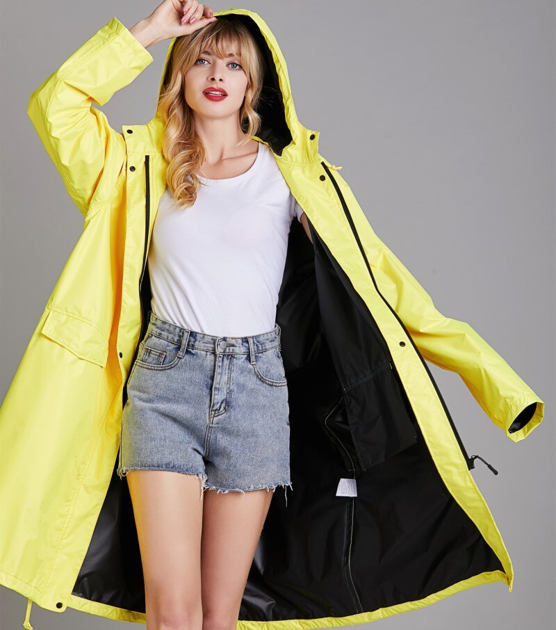 Korean And Japanese Long Raincoat Shading Coating ... – Grandado
