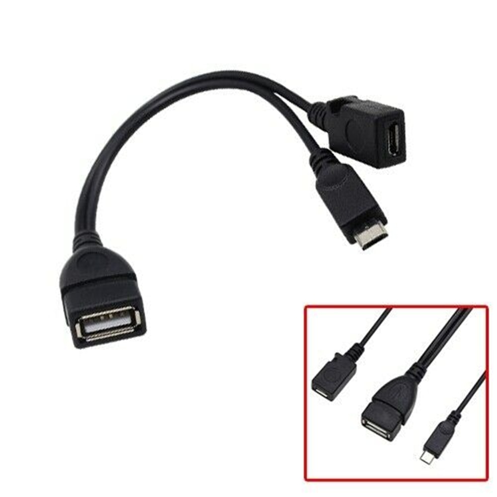 2-in-1 Micro USB to USB Adapter (OTG Cable + Power... – Grandado